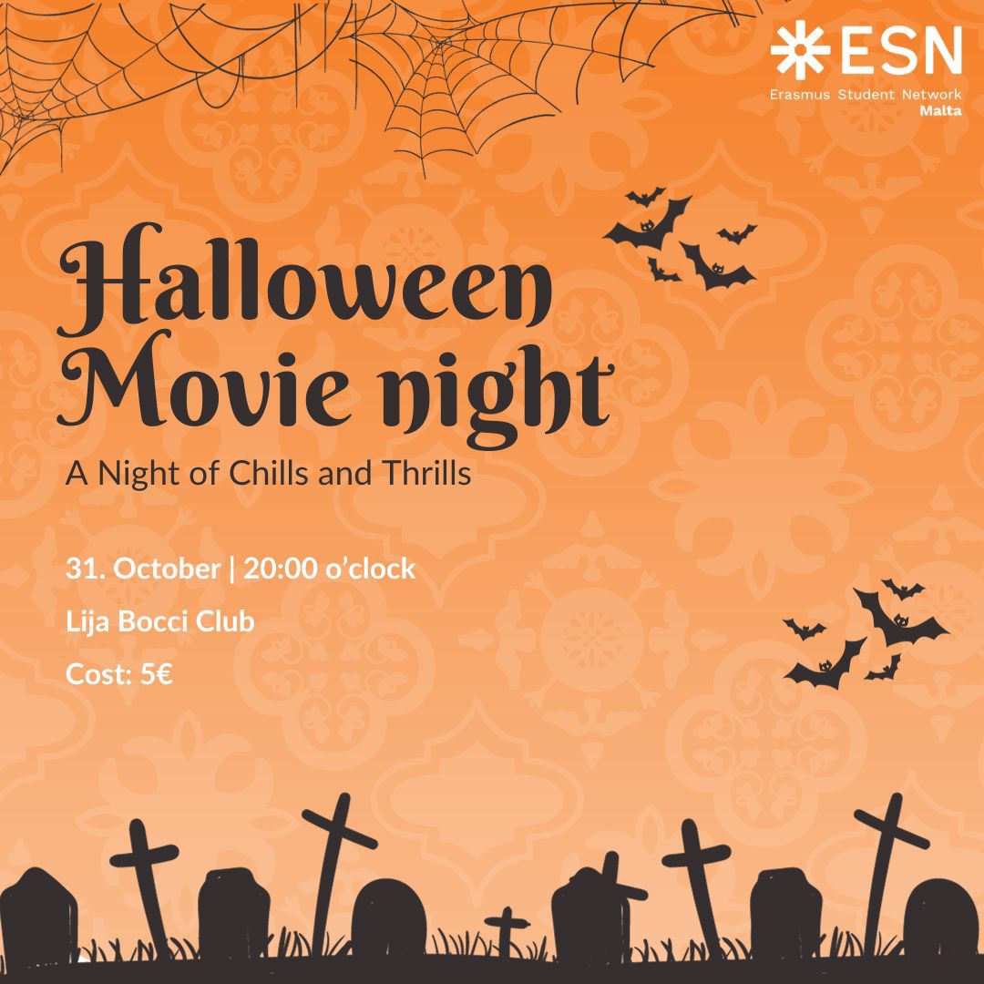ESN Halloween Movie Night | ESN Malta